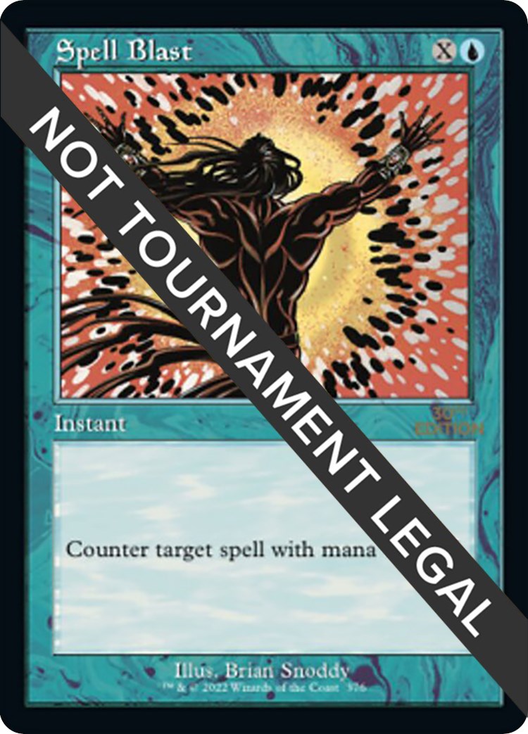 Spell Blast (Retro Frame) - 30th Anniversary Edition - Magic: The Gathering