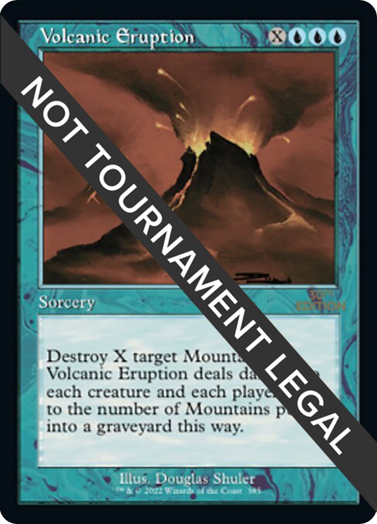 Volcanic Eruption (Retro Frame) - 30th Anniversary Edition - Magic: The ...
