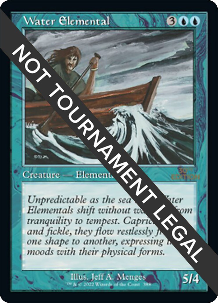 Water Elemental (Retro Frame) - 30th Anniversary Edition - Magic: The ...