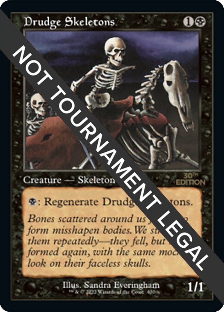 Drudge Skeletons (Retro Frame) - 30th Anniversary Edition - Magic: The ...
