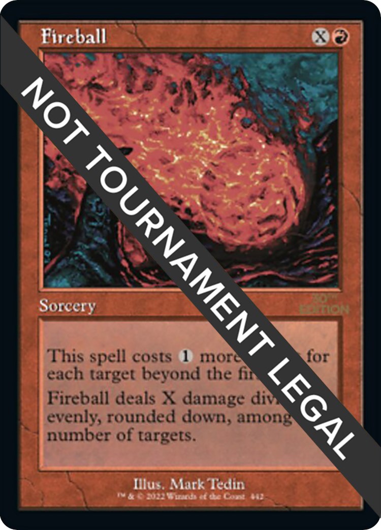 Fireball (Retro Frame) - 30th Anniversary Edition - Magic: The Gathering
