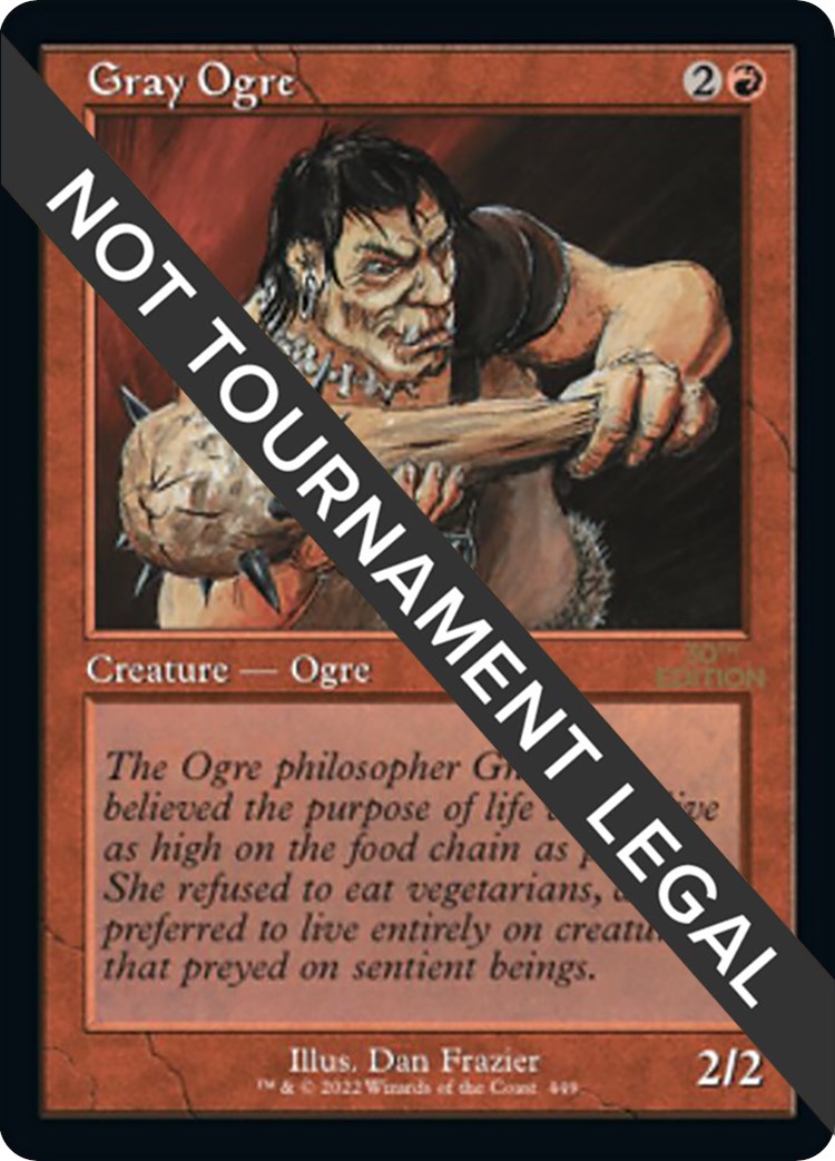 Gray Ogre (Retro Frame) - 30th Anniversary Edition - Magic: The Gathering
