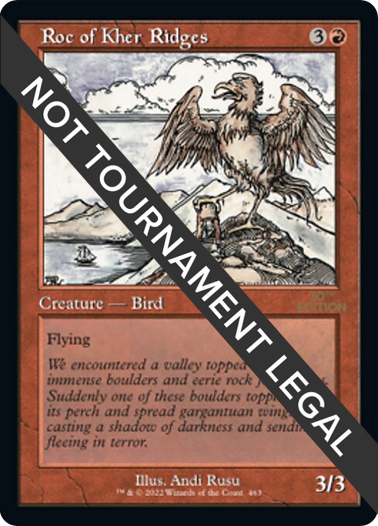 Roc of Kher Ridges (Retro Frame) - 30th Anniversary Edition - Magic ...