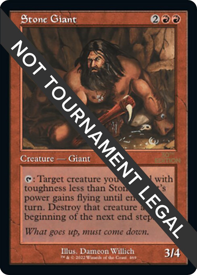 Stone Giant (Retro Frame) - 30th Anniversary Edition - Magic: The Gathering