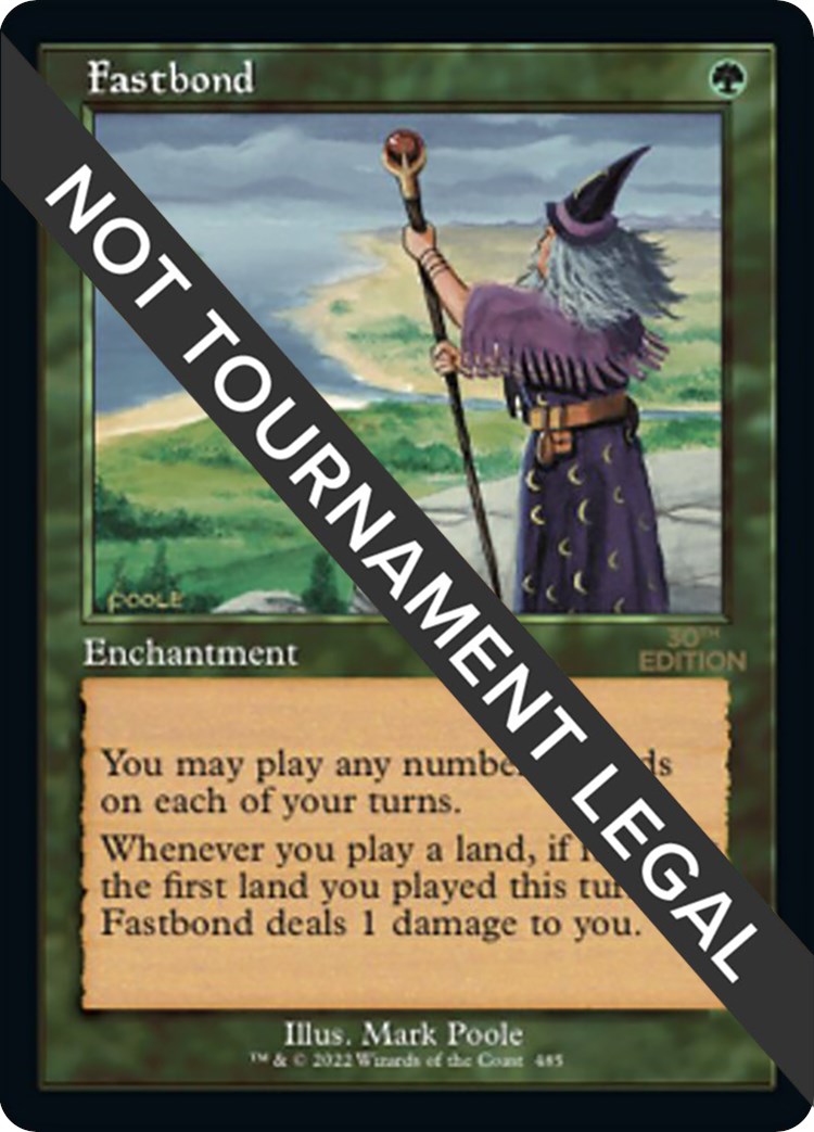 Fastbond (Retro Frame) - 30th Anniversary Edition - Magic: The Gathering