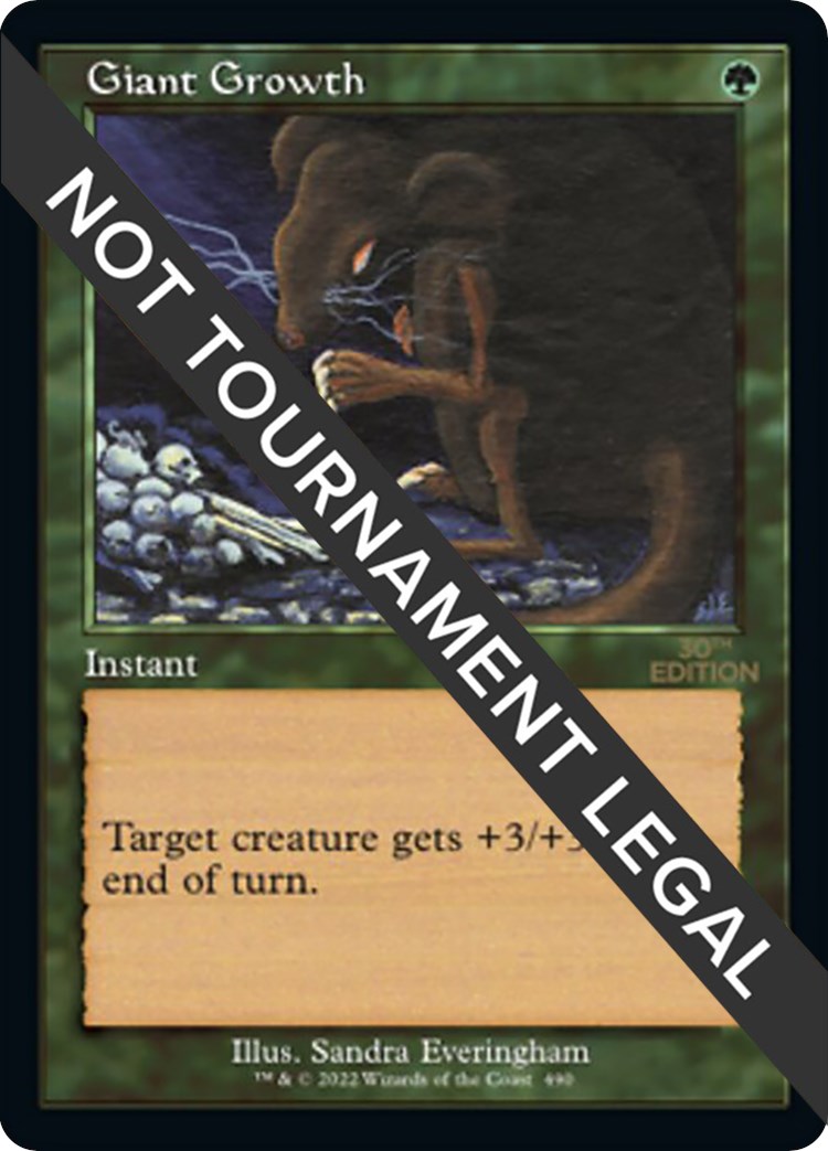 Giant Growth (Retro Frame) - 30th Anniversary Edition - Magic: The ...