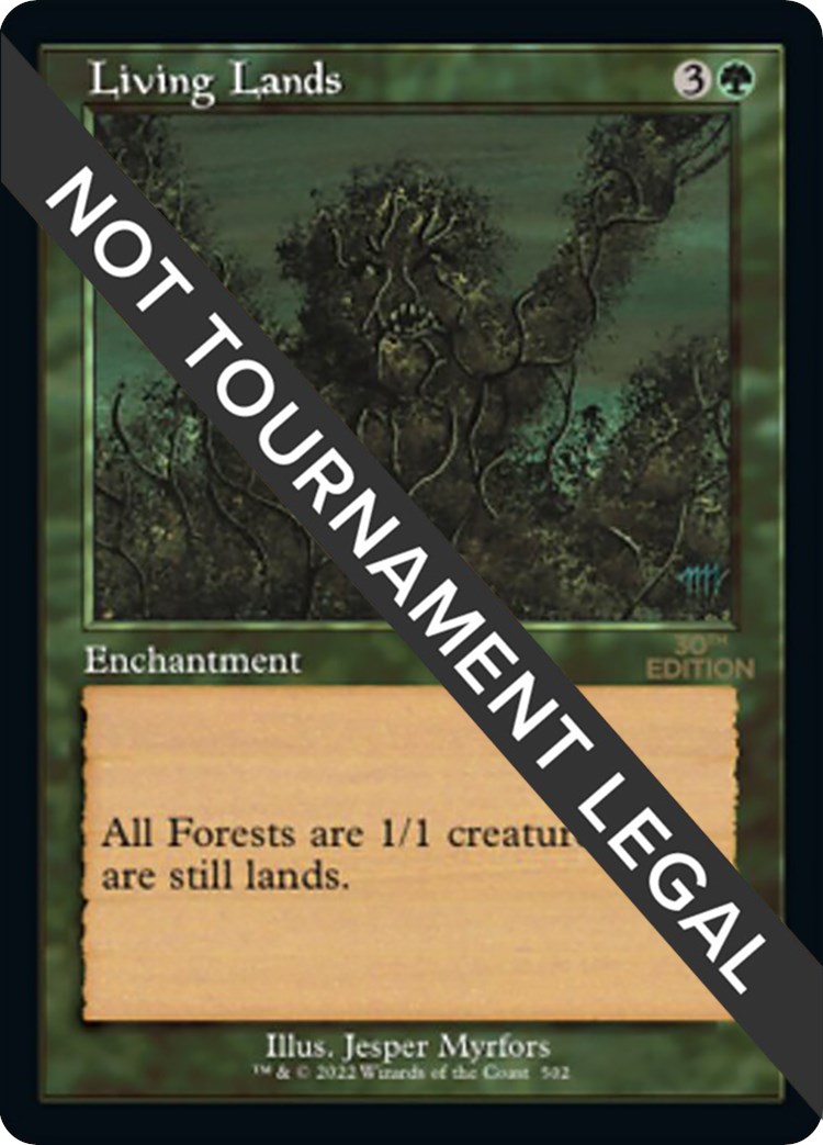 Living Lands (Retro Frame) - 30th Anniversary Edition - Magic: The ...