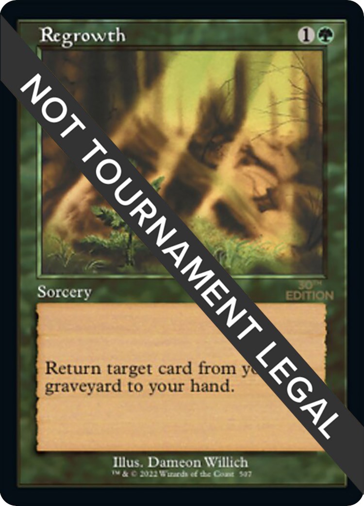 Regrowth (Retro Frame) - 30th Anniversary Edition - Magic: The Gathering