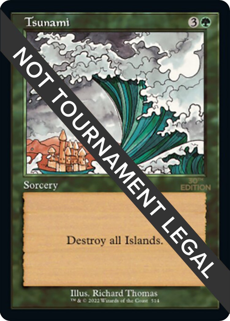 Tsunami (Retro Frame) - 30th Anniversary Edition - Magic: The Gathering