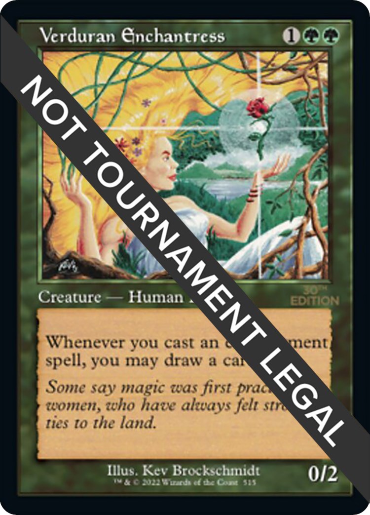 Verduran Enchantress (Retro Frame) - 30th Anniversary Edition - Magic ...