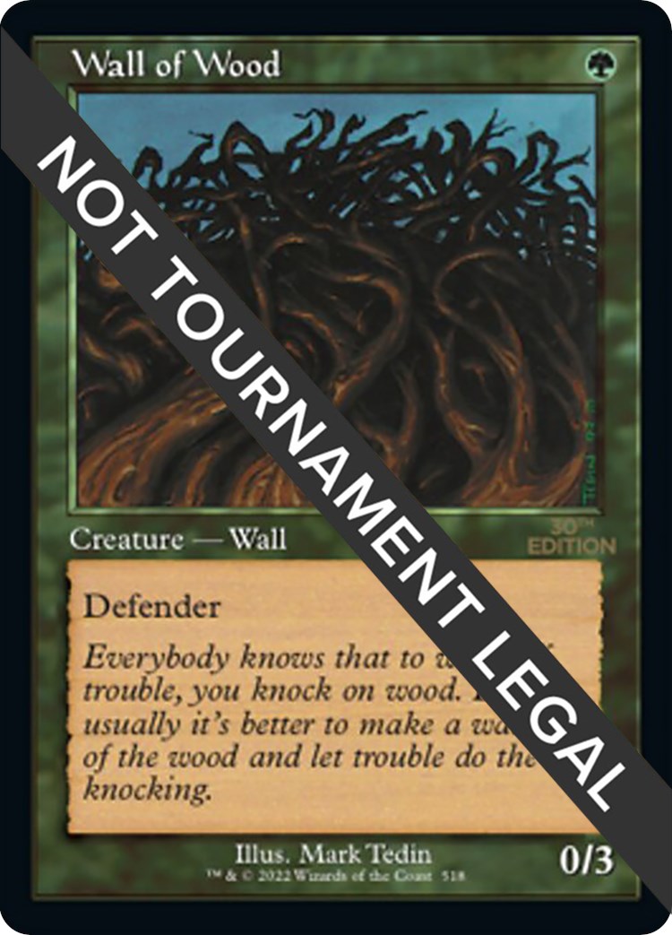 Wall of Wood (Retro Frame) - 30th Anniversary Edition - Magic: The ...