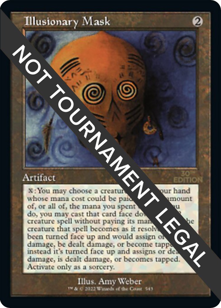 Illusionary Mask (Retro Frame) - 30th Anniversary Edition - Magic: The ...