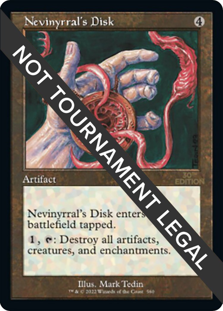 Nevinyrral's Disk (Retro Frame) - 30th Anniversary Edition - Magic: The ...