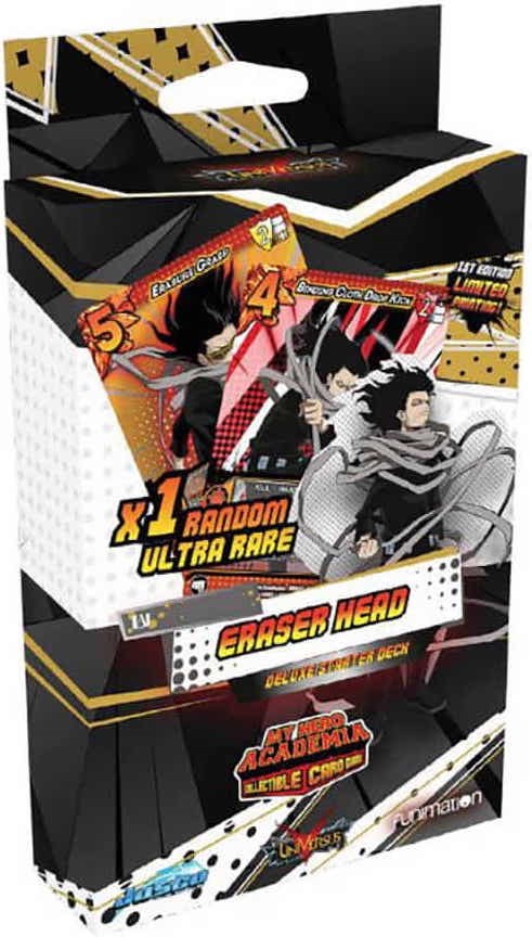 My Hero Academia Heroes Clash Deluxe Starter Deck Eraser Head 1st Edition Universus My
