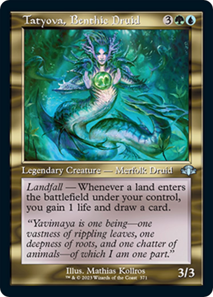 Tatyova, Benthic Druid (Retro Frame) - Dominaria Remastered - Magic ...