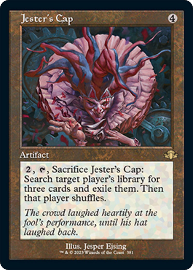Jester's Cap (Retro Frame) - Dominaria Remastered - Magic: The Gathering