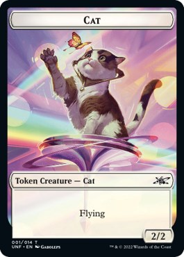 Cat // Storm Crow Double-sided Token - Unfinity - Magic: The Gathering