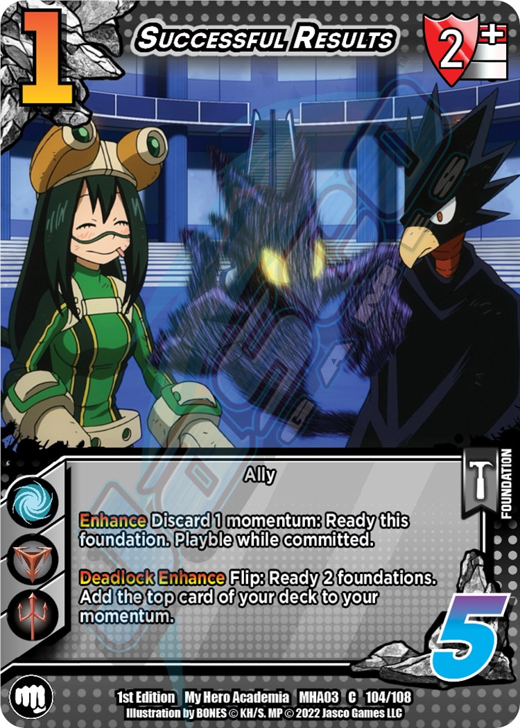 Successful Results - UniVersus: My Hero Academia: Heroes Clash - UniVersus