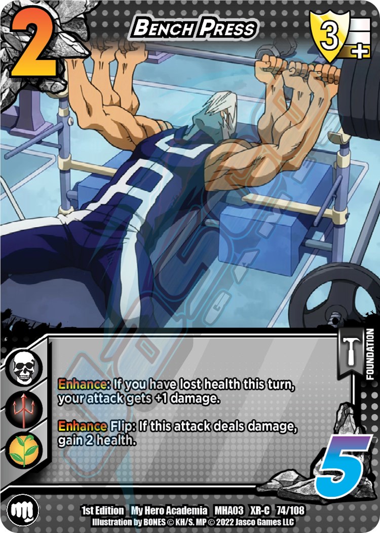 Bench Press (XR) - UniVersus: My Hero Academia: Heroes Clash - UniVersus