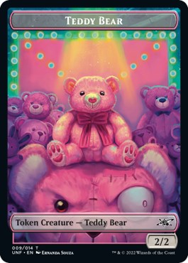 Teddy Bear // Food (010) Double-sided Token - Unfinity - Magic: The ...