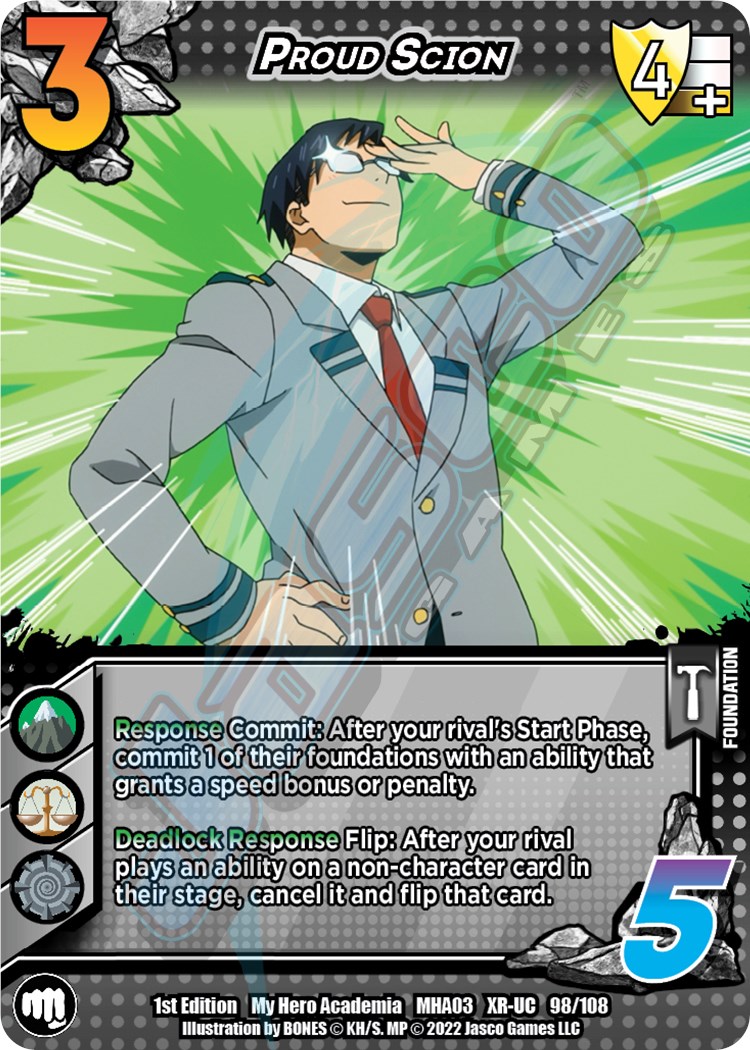 Proud Scion (XR) - UniVersus: My Hero Academia: Heroes Clash - UniVersus