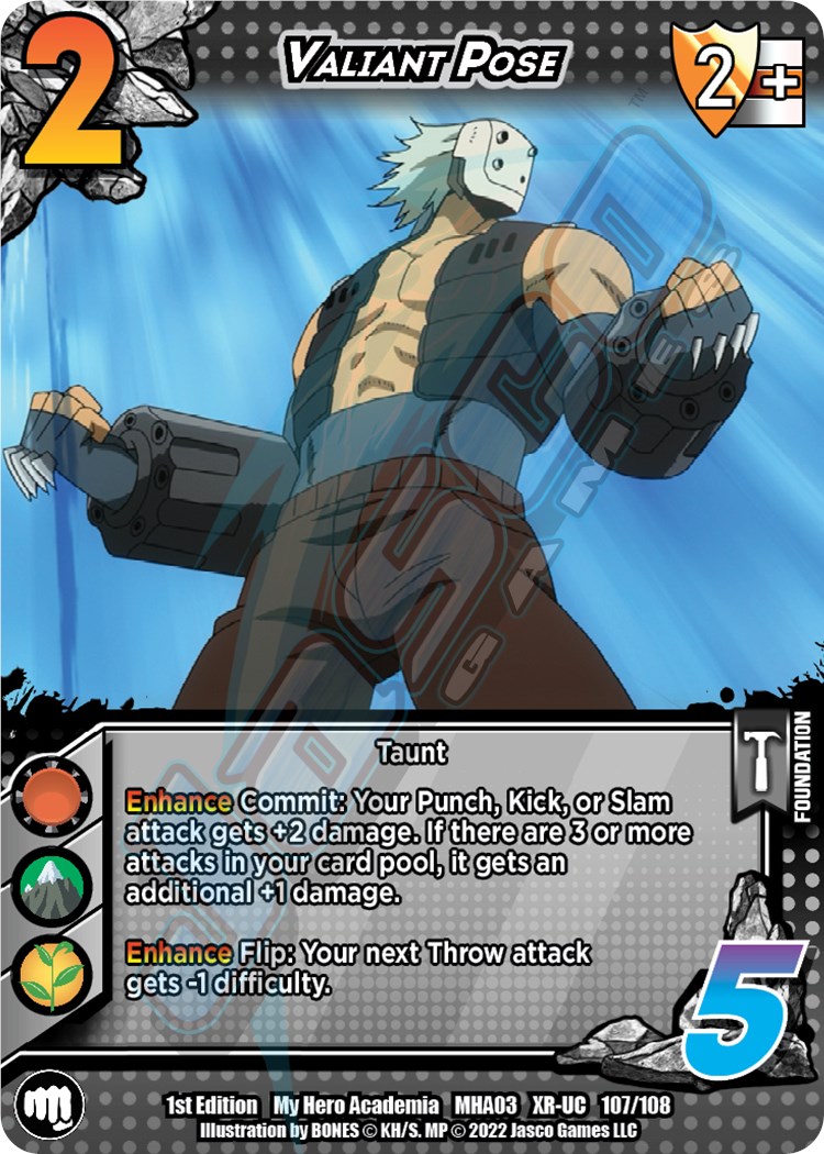 Valiant Pose (XR) - UniVersus: My Hero Academia: Heroes Clash - UniVersus