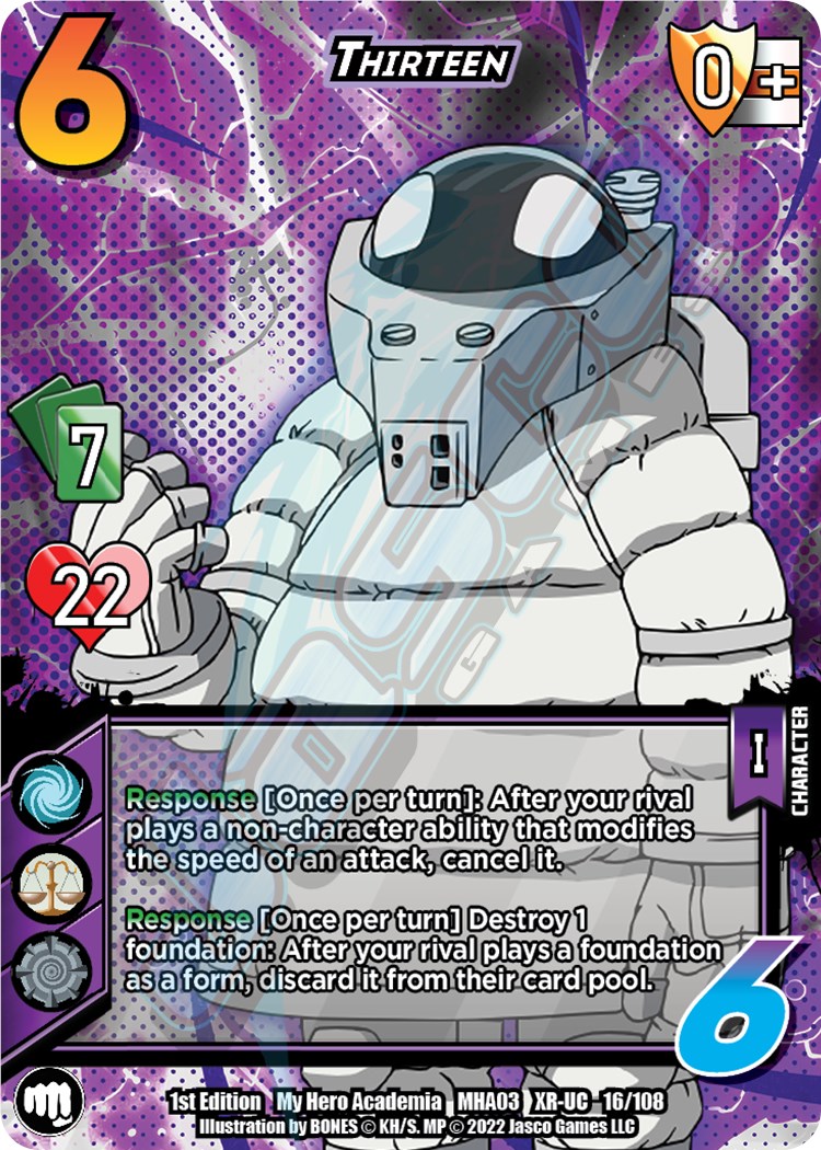 Thirteen (XR) - UniVersus: My Hero Academia: Heroes Clash - UniVersus