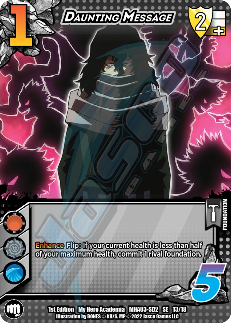 Daunting Message - UniVersus: My Hero Academia: Heroes Clash - UniVersus