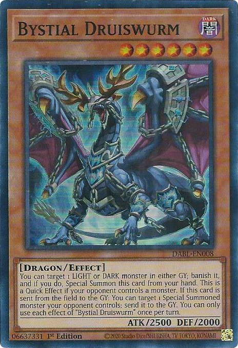 Bystial Druiswurm - Darkwing Blast - YuGiOh