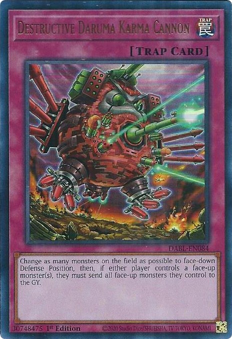 Destructive Daruma Karma Cannon - Darkwing Blast - YuGiOh