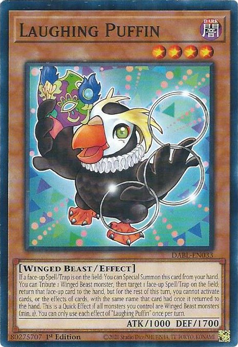 Laughing Puffin - Darkwing Blast - YuGiOh