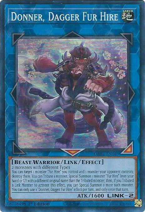 Donner, Dagger Fur Hire - Darkwing Blast - YuGiOh