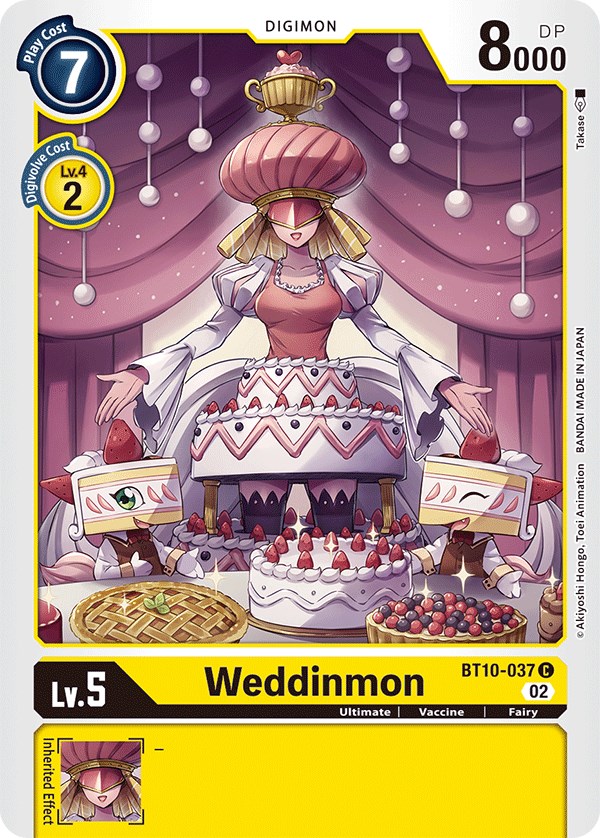 Weddinmon - Xros Encounter - Digimon Card Game