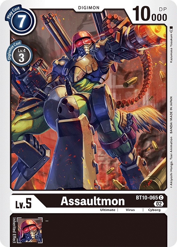 Assaultmon - Xros Encounter - Digimon Card Game