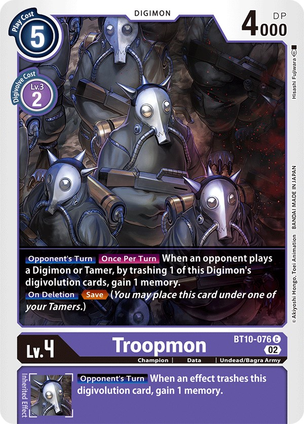 Troopmon - Xros Encounter - Digimon Card Game