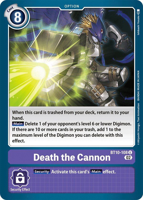 Death the Cannon - Xros Encounter - Digimon Card Game