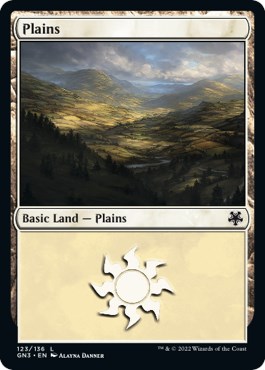 Plains (123) - Magic Game Night: Free-For-All - Magic: The Gathering