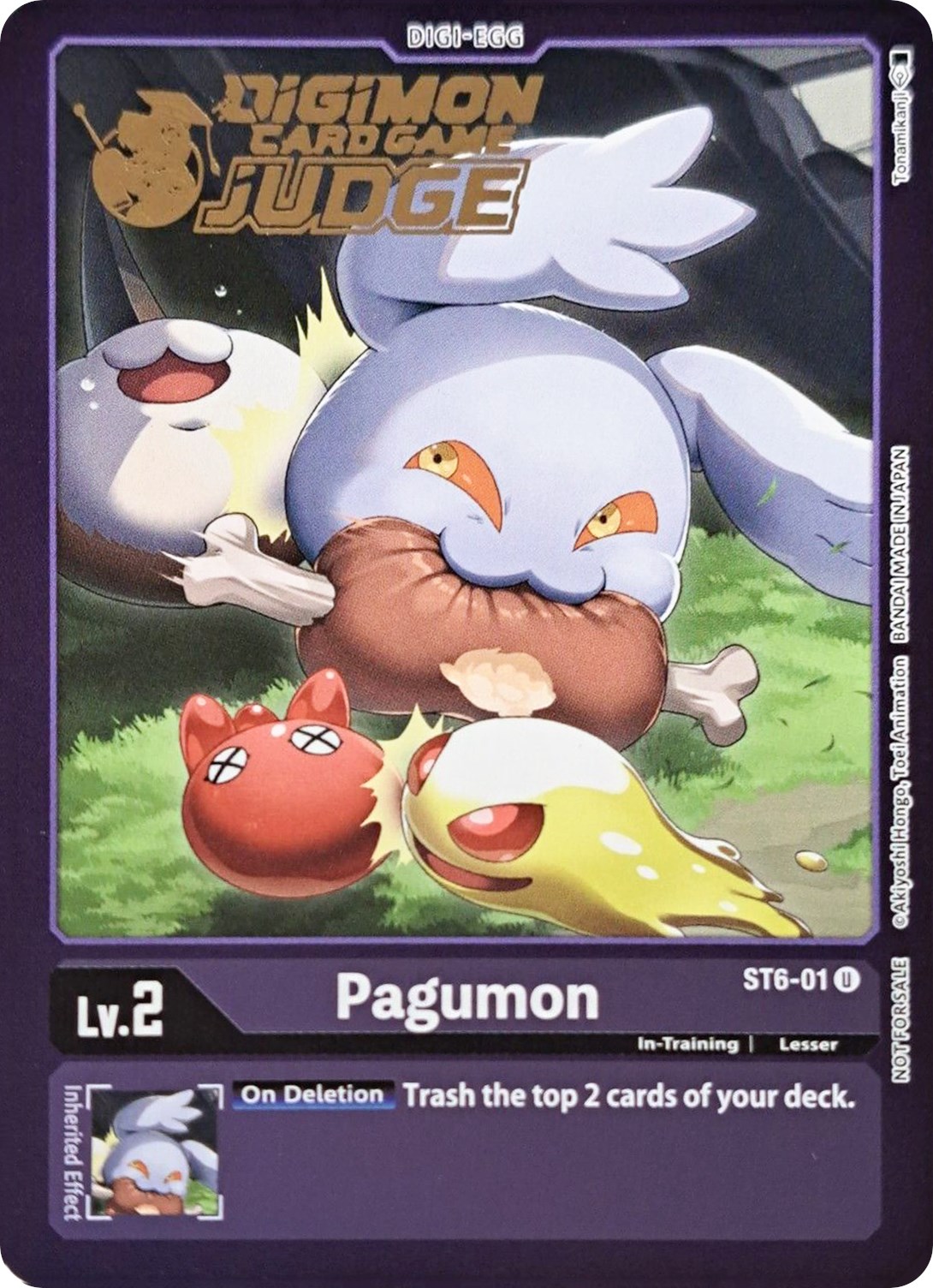 Pagumon (Judge Pack 2) - Starter Deck 06: Venomous Violet - Digimon ...