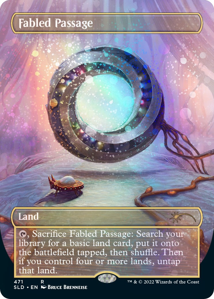 Fabled Passage (Borderless) (Galaxy Foil) - Secret Lair Drop Series ...