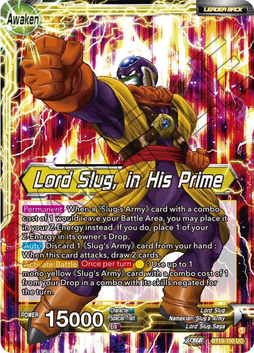 Lord Slug // Lord Slug, in His Prime - Fighter's Ambition - Dragon Ball ...
