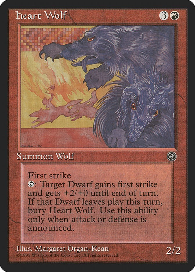 Heart Wolf - Homelands - Magic: The Gathering