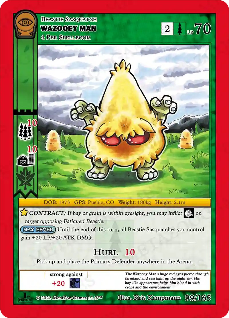 Wazooey Man - Seance: First Edition - MetaZoo