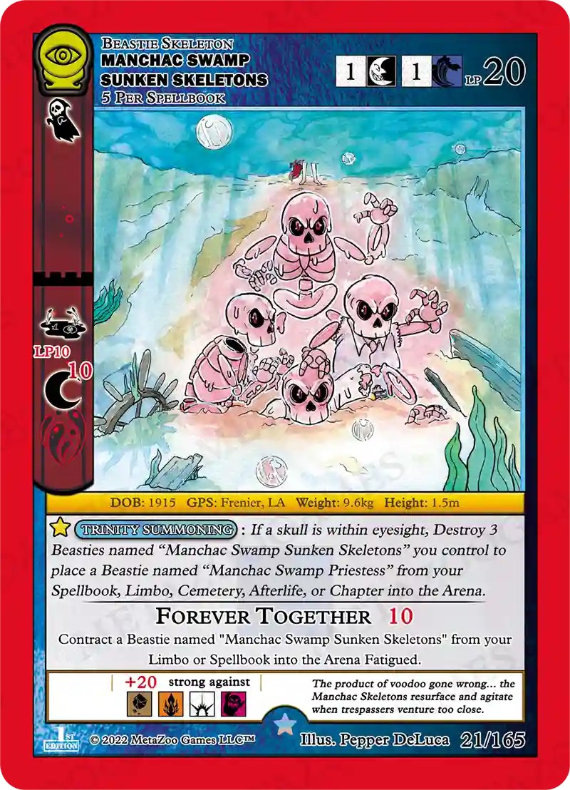 Manchac Swamp Sunken Skeletons - Seance: First Edition - MetaZoo
