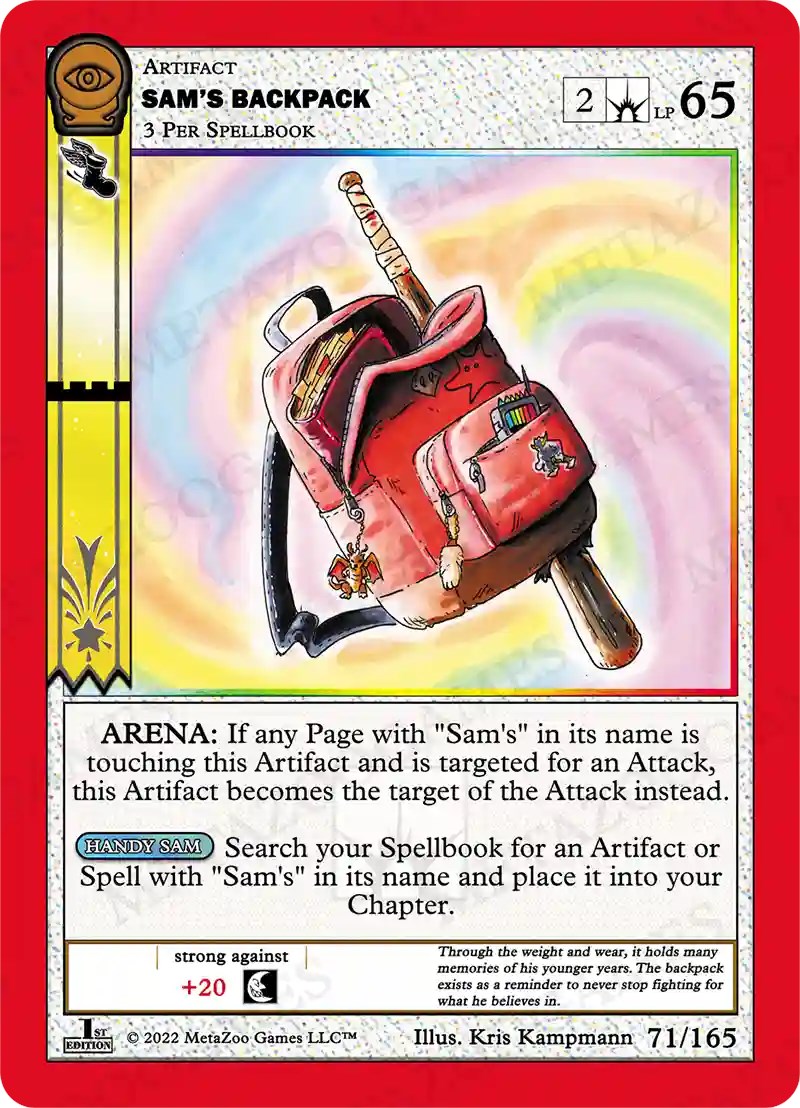 Sam's Backpack - Seance: First Edition - MetaZoo