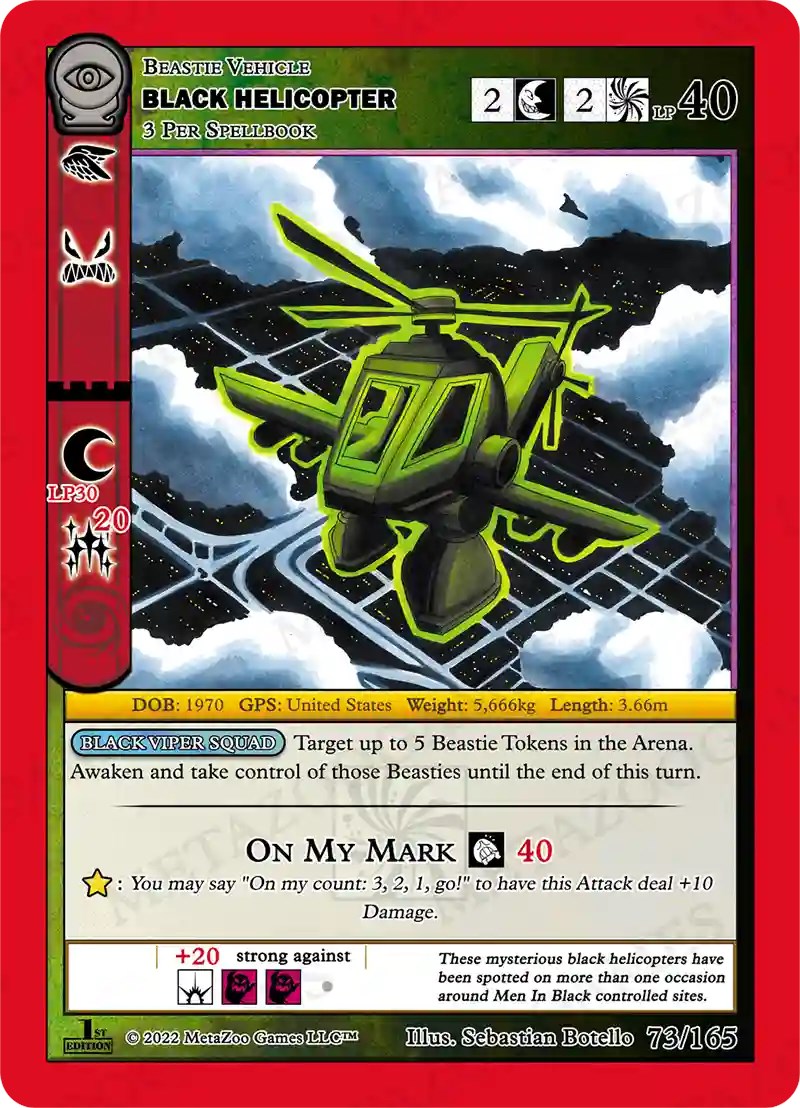 Black Helicopter - Seance: First Edition - MetaZoo