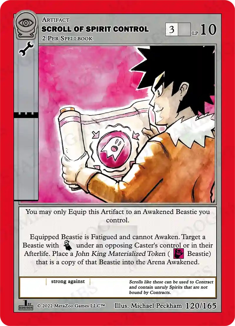 Scroll of Spirit Control - Seance: First Edition - MetaZoo