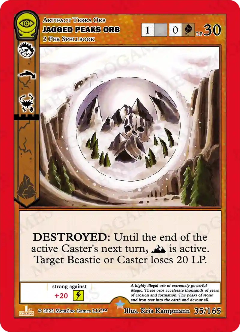 Jagged Peaks Orb - Seance: First Edition - MetaZoo