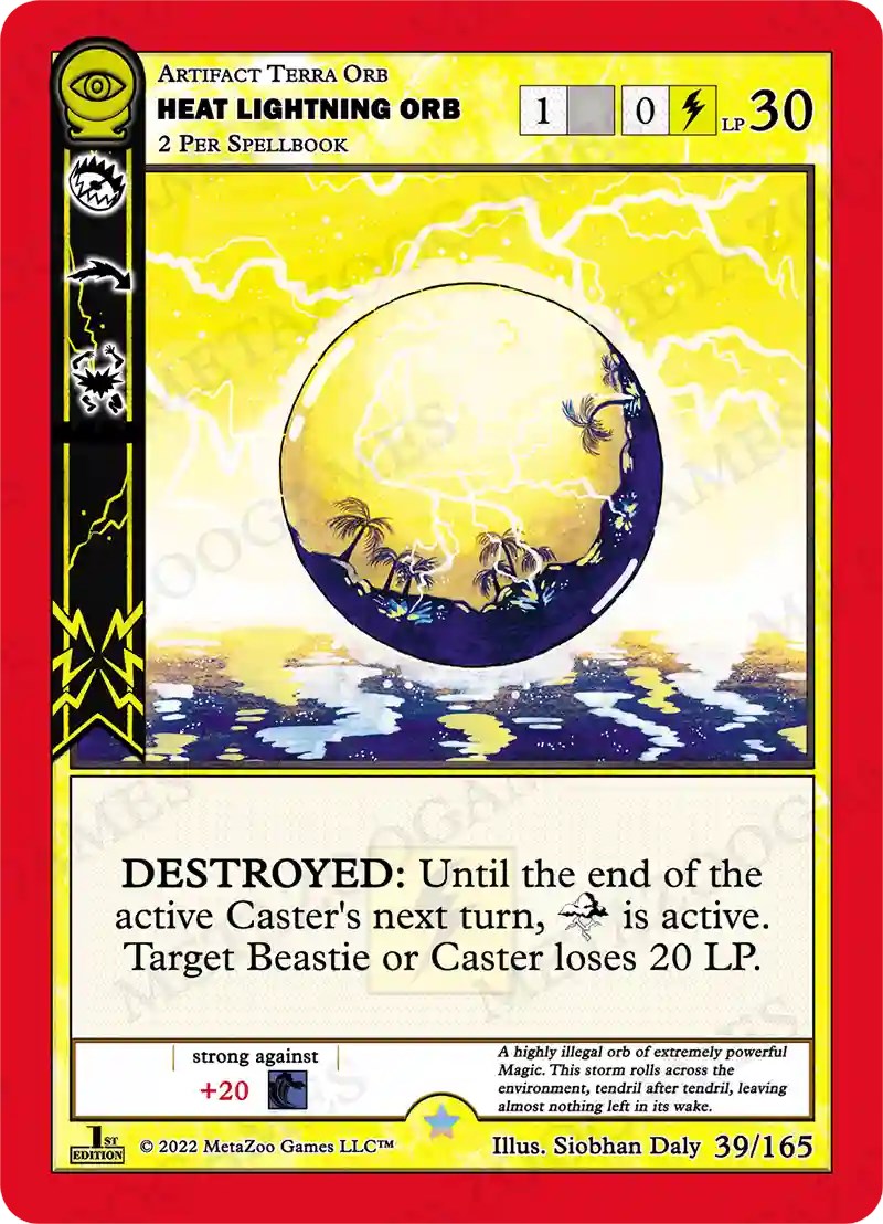 Heat Lightning Orb - Seance: First Edition - MetaZoo