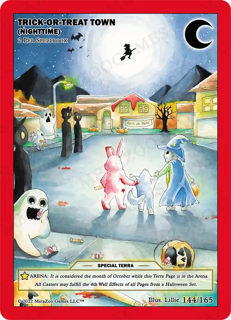 Trick-or-Treat Town (Nighttime) - Seance: First Edition - MetaZoo