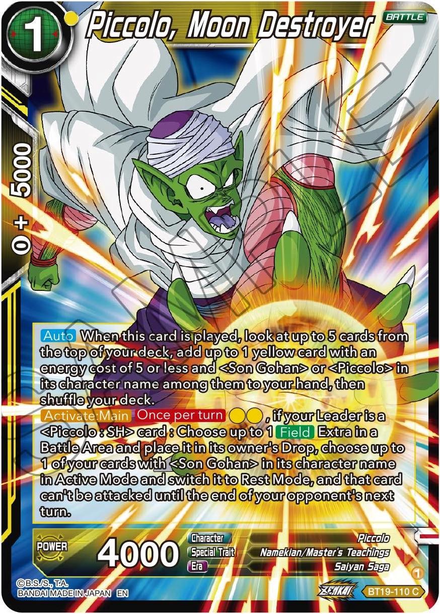 Piccolo, Moon Destroyer - Fighter's Ambition - Dragon Ball Super: Masters